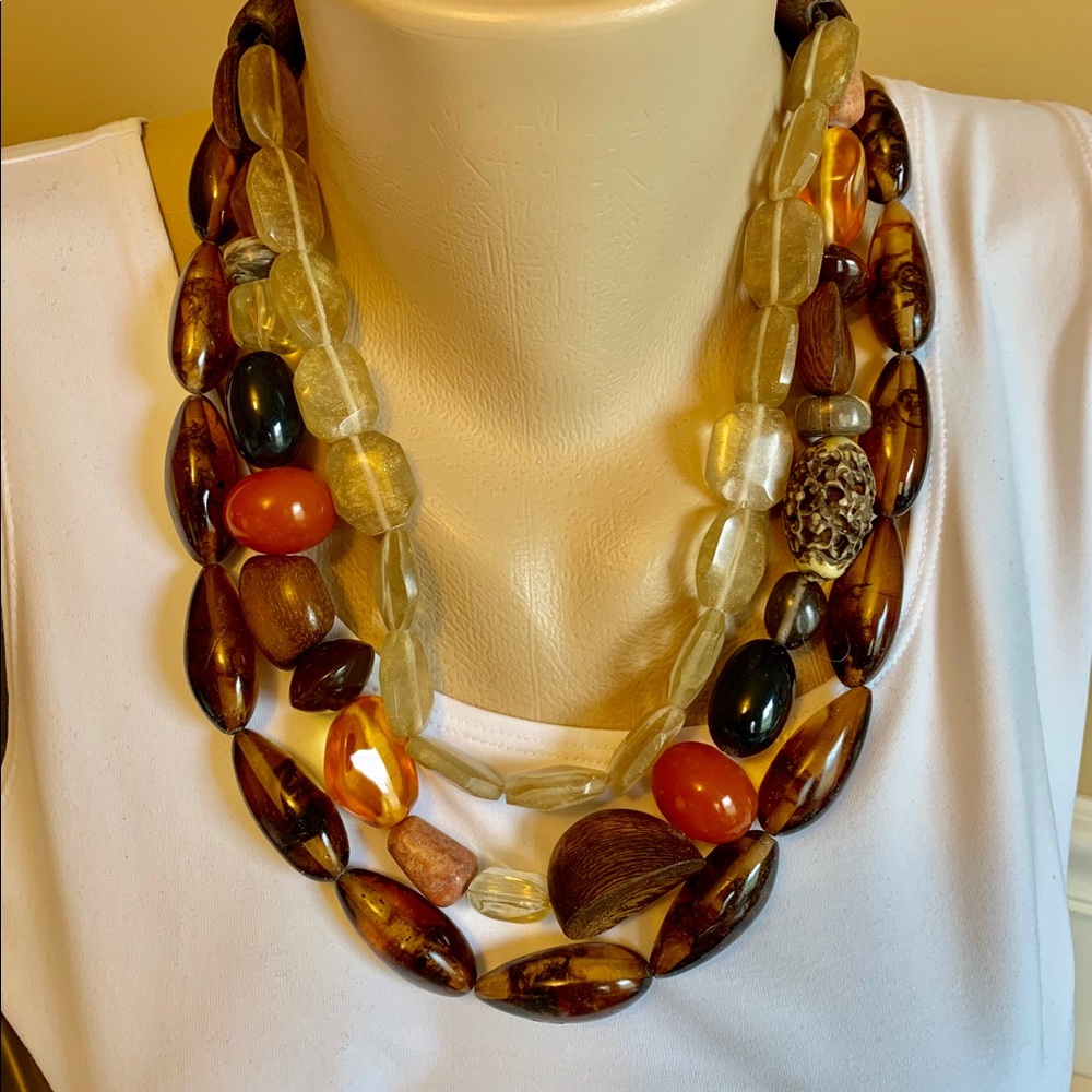Mega Bead Necklace - Gem